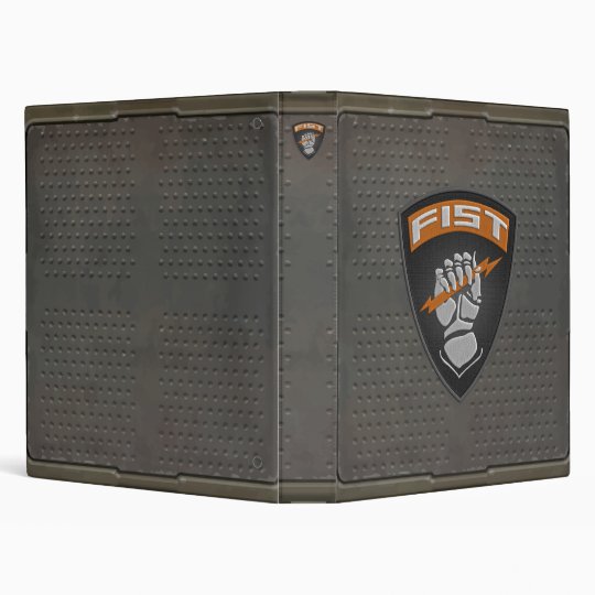 [100] Forward Observer (FIST) [Patch] 3 Ring Binder | Zazzle.com