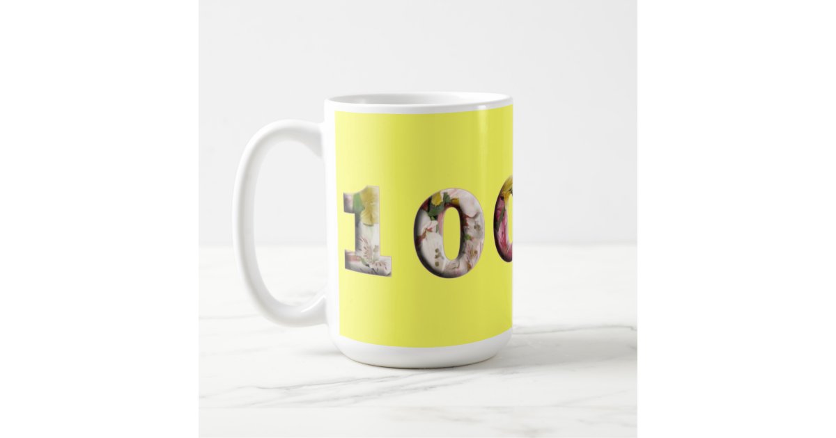100 Milestone Mug 100th Anniversary Birthday | Zazzle
