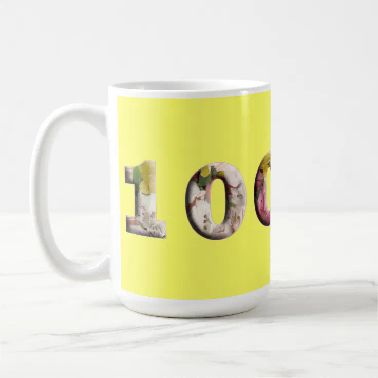 100 Milestone Mug 100th Anniversary Birthday | Zazzle