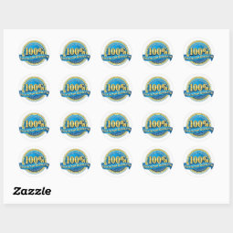 100% Satisfaction Guarantee Stickers | Zazzle