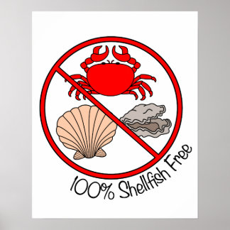 Food Allergy Posters, Food Allergy Prints, Art Prints, Poster Designs