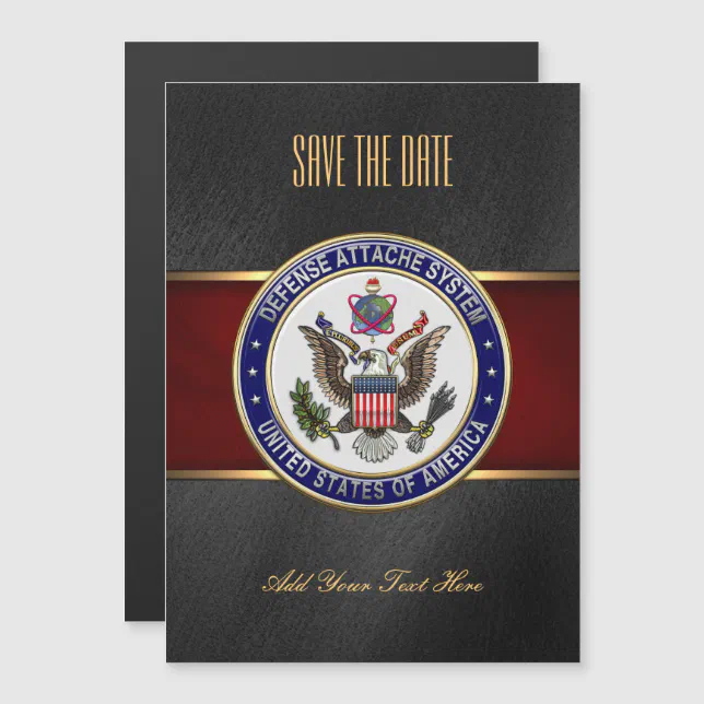 [100] U.S. Defense Attaché System (DAS) Emblem [3D Magnetic Invitation ...