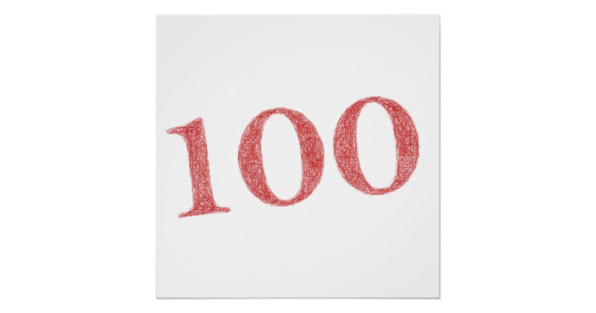 100 years anniversary poster | Zazzle