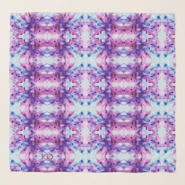 100 Years of Color Large Square Scarf | Zazzle
