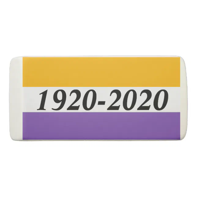 100th Anniversary 19th Amendment Commemorative Eraser | Zazzle