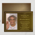 100th Birthday Party Invitations - with photo | Zazzle