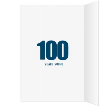 100th Birthday Photo Collage Number 100 Giant Card | Zazzle