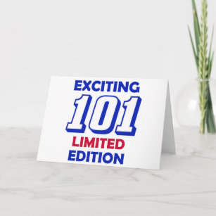 101st Birthday Cards | Zazzle