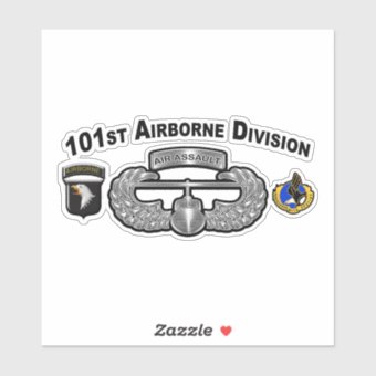 101st Airborne Division Air Assault Sticker | Zazzle