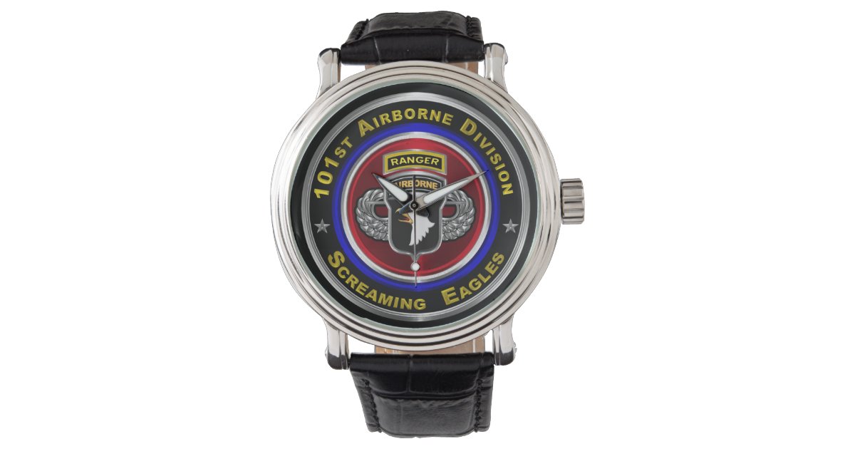101st Airborne Division Airborne Ranger Watch | Zazzle
