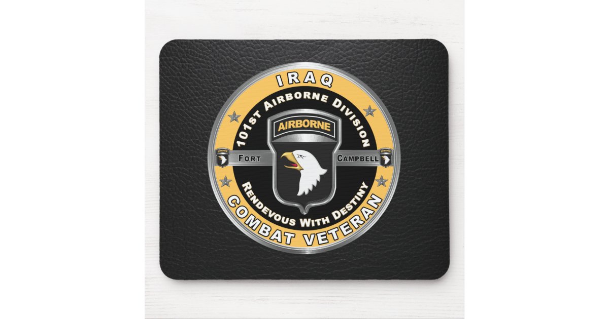 101st Airborne Division Iraq Veteran Mouse Pad | Zazzle