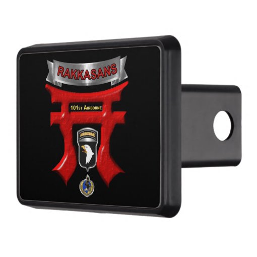 101st Airborne Division “RAKKASANS” Hitch Cover | Zazzle