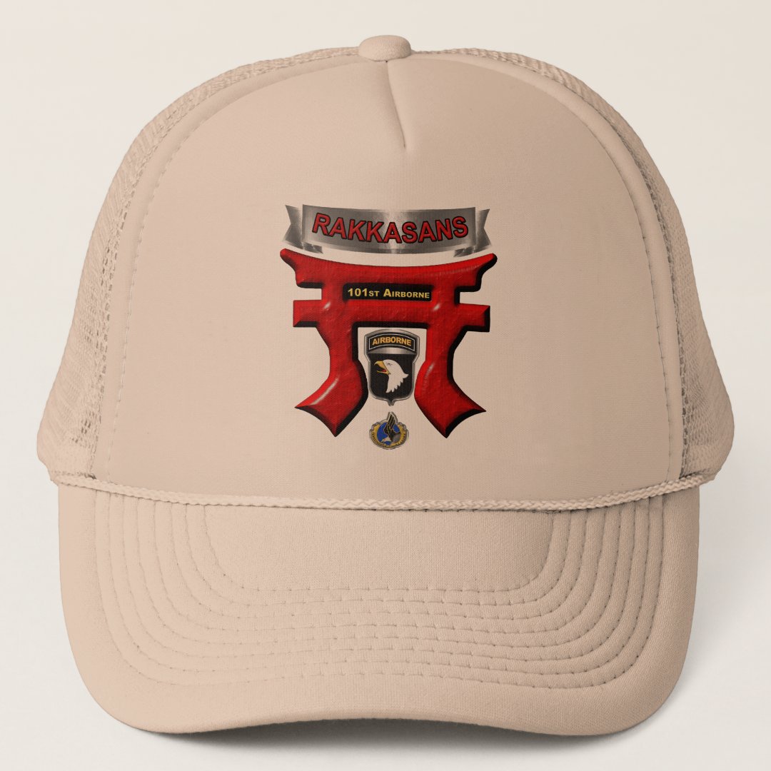 101st Airborne Division Rakkasans Trucker Hat | Zazzle