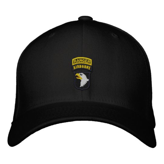 101st Airborne Ranger Embroidered Baseball Cap | Zazzle.com