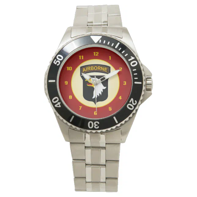 101st Airborne Screaming Eagles Watch | Zazzle