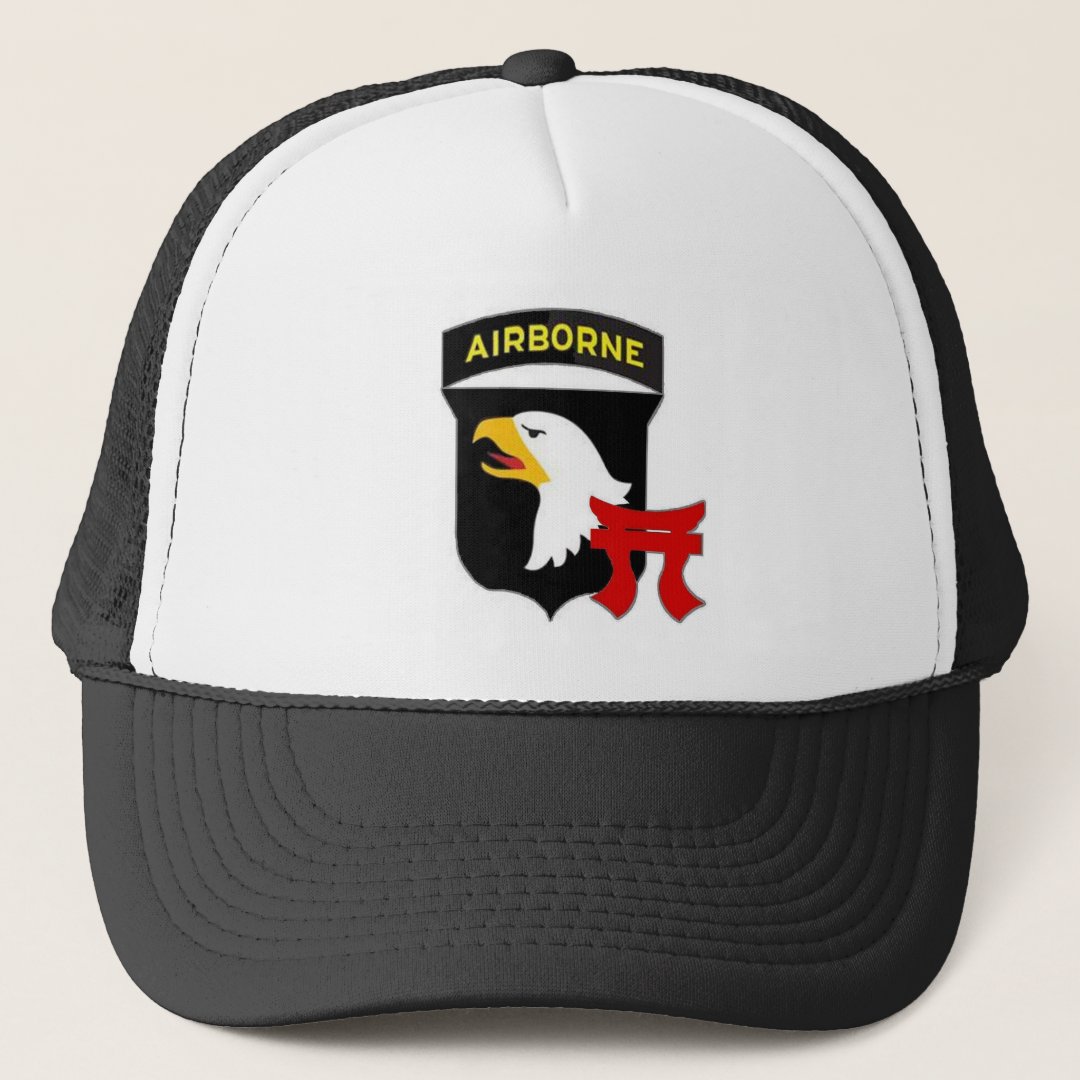 101ST AIRBORNE WITH 187TH INFANTRY TORII TRUCKER HAT | Zazzle