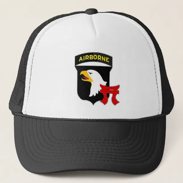 101ST AIRBORNE WITH 187TH INFANTRY TORII TRUCKER HAT | Zazzle