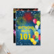101st Birthday party Invitation with balloons | Zazzle