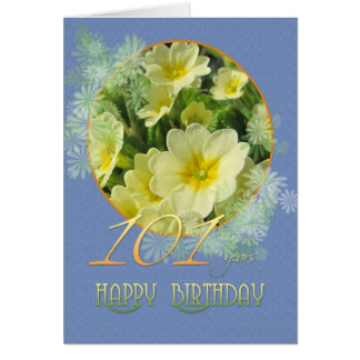 101st Birthday Cards - Greeting & Photo Cards | Zazzle