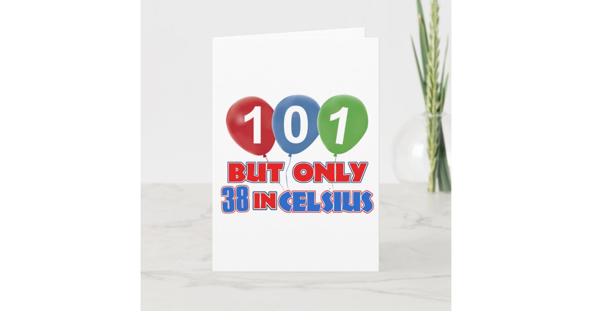 101st year old birthday designs card | Zazzle.com