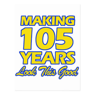 105th Birthday Cards | Zazzle