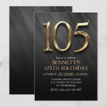 105th Birthday Invitation | Zazzle