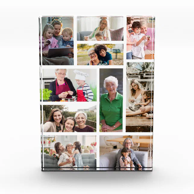 10 Custom Photo Collage Block | Zazzle