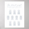 10 Tables Our Favorite People Seating Chart | Zazzle