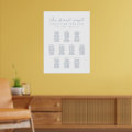 10 Tables Our Favorite People Seating Chart | Zazzle