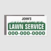 10" X 20" Professional Lawn Service Car Magnet | Zazzle