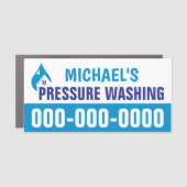 10" X 20" Professional Pressure Washing Car Magnet | Zazzle