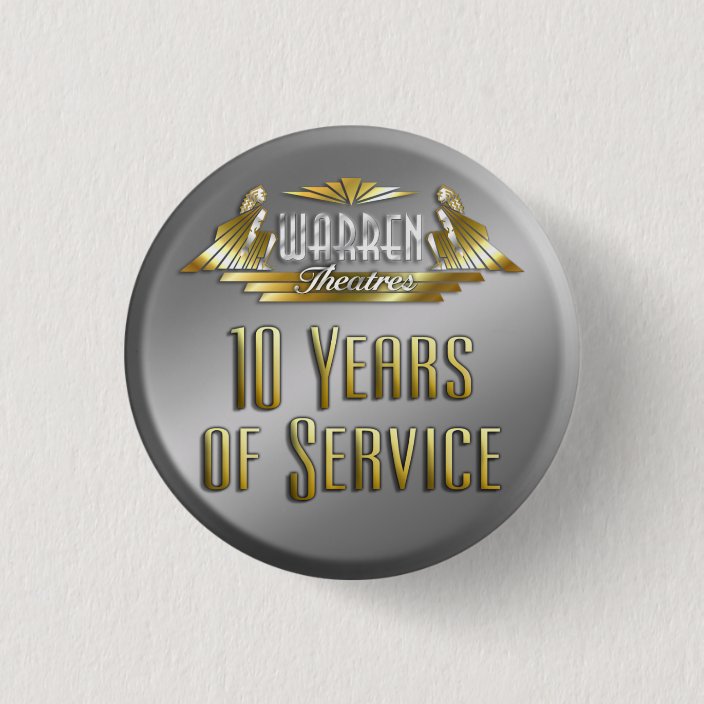 10 Year Pin | Zazzle.com