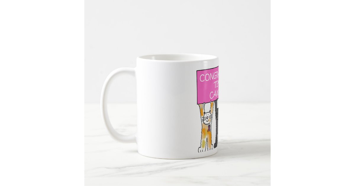 10 Years Cancer Free Anniversary Coffee Mug | Zazzle