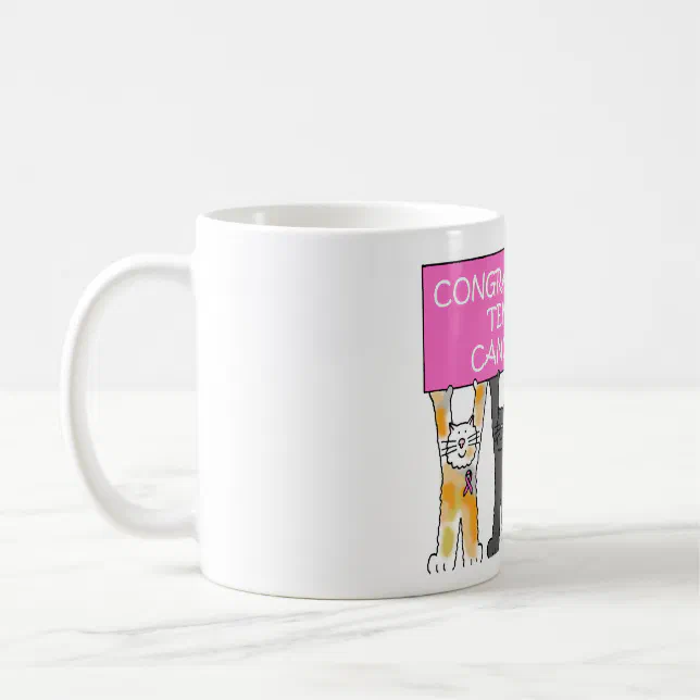 10 Years Cancer Free Anniversary Coffee Mug | Zazzle