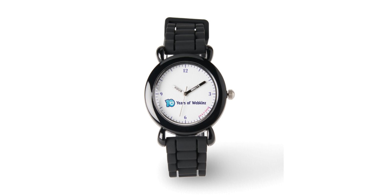 10 Years of Webkinz Logo Watch | Zazzle