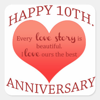 Happy Anniversary Stickers | Zazzle