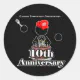 10th Anniversary Stickers | Zazzle