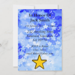 10th Birthday party Invitation for a Superstar. | Zazzle