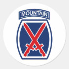 10th Mountain Division Veteran Stickers | Zazzle.com