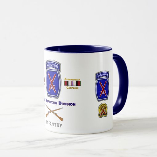 10th Mountain Division Iraq & Afghanistan Veteran Mug | Zazzle