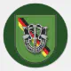 10th SFG(A) - Bad Tolz, Germany Classic Round Sticker | Zazzle