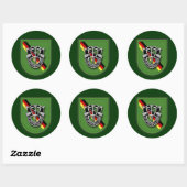 10th SFG(A) - Bad Tolz, Germany Classic Round Sticker | Zazzle
