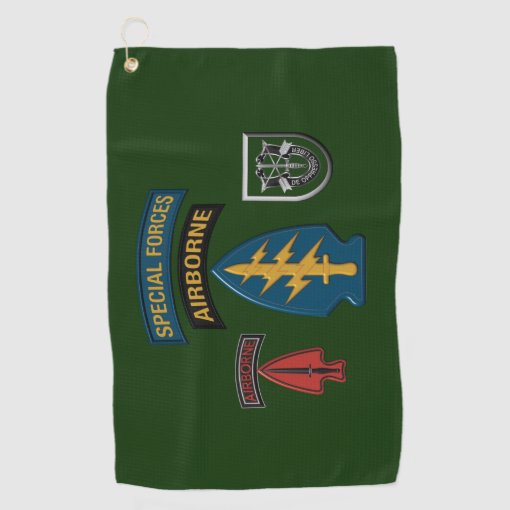 10th Special Forces Group Patch & Insignia Golf Towel | Zazzle