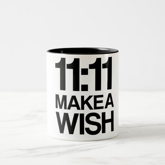 11:11 MAKE A WISH mug | Zazzle.com