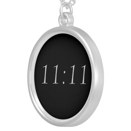 11:11 Round Charm Necklace | Zazzle