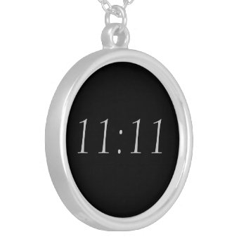 11:11 Round Charm Necklace | Zazzle