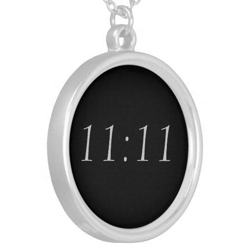 11:11 Round Charm Necklace | Zazzle