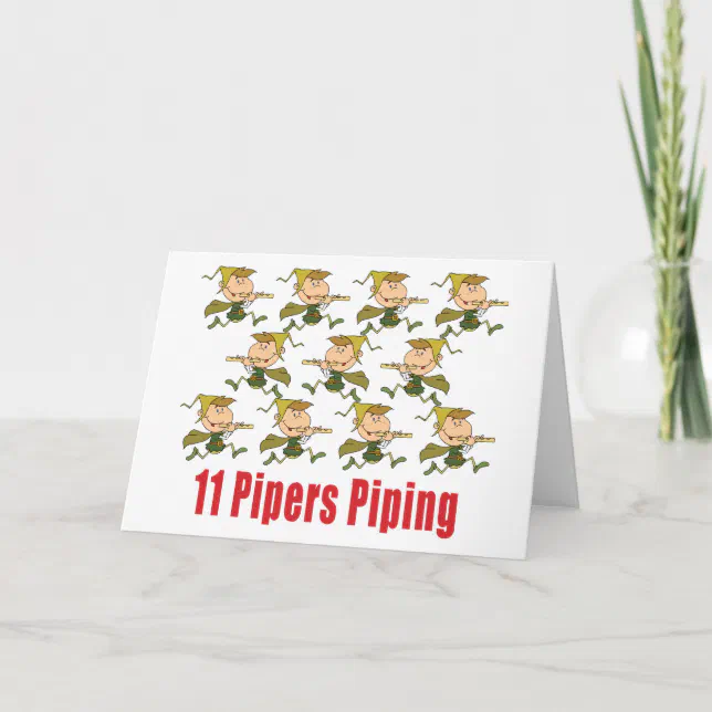 11 Pipers Piping Cards | Zazzle
