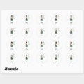 11 Pipers Piping Classic Round Sticker | Zazzle