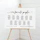 11 Tables Our Favorite People Seating Chart Plan Foam Board | Zazzle